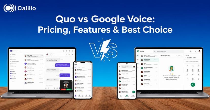 Quo vs Google Voice: Pricing, Features & Best Choice